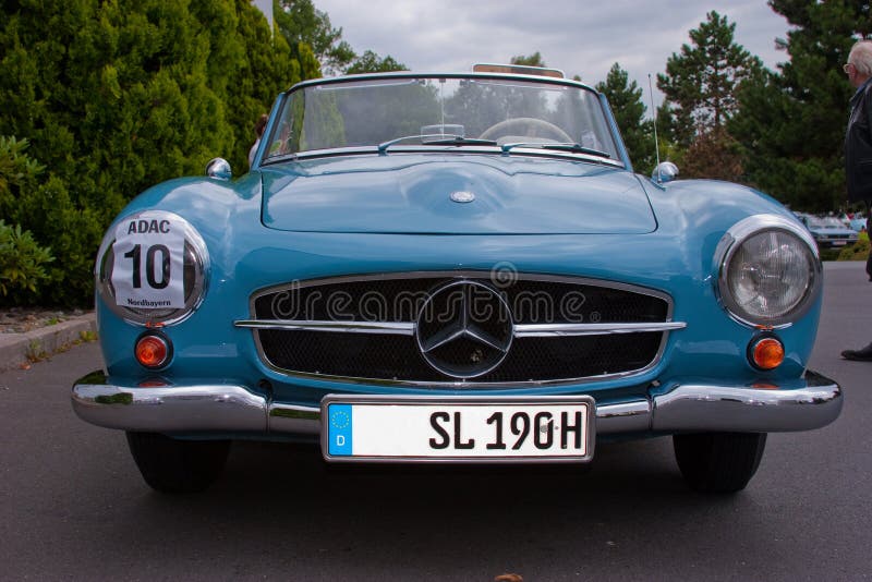 Mercedes 190 SL - Old Timer Editorial Photography - Image of mobile ...
