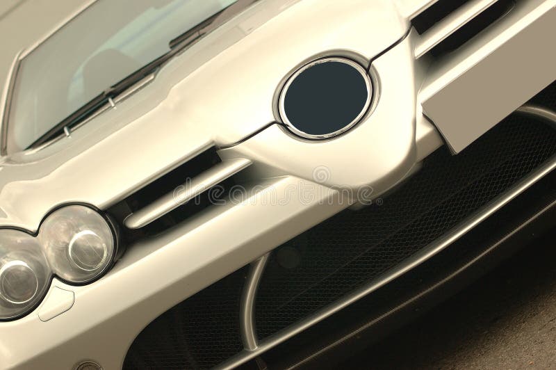 Mercedes SLR McLaren stock photo. Image of front, merc - 2628184