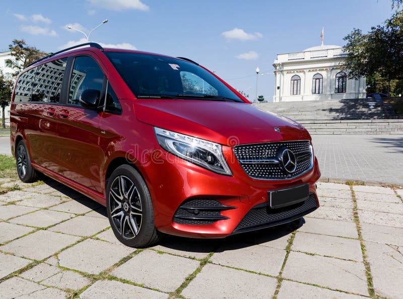 Mercedes V 250d 4 matic editorial stock image. Image of vehicle - 333595894