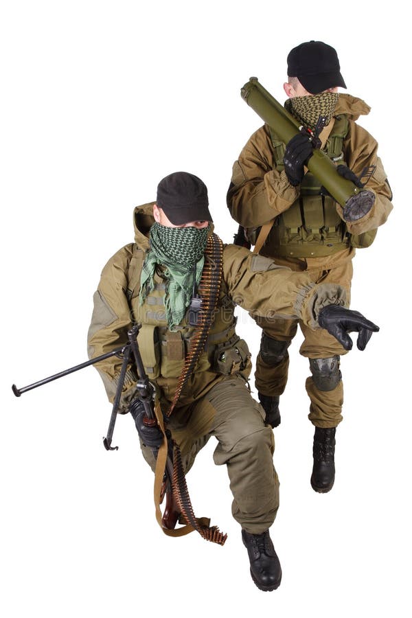 Mercenaries Machine Gun Rocket Launcher Stock Photos - Free & Royalty ...