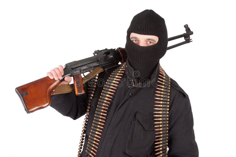 Mercenary with Rpd-44 Machine Gun Stock Photo - Image of infantry, army ...