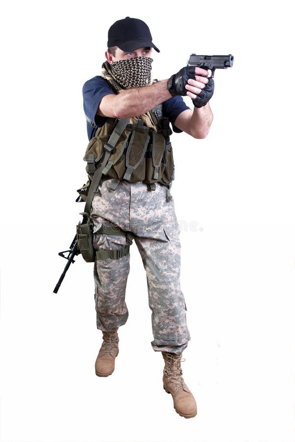 Mercenary - Soldier of Fortune Stock Image - Image of shoot, private ...