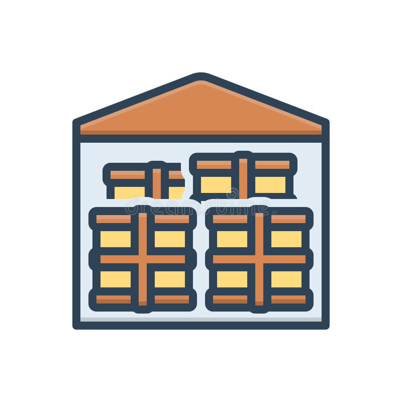 Color Illustration Icon for Merchandise, Business and Trading Stock ...