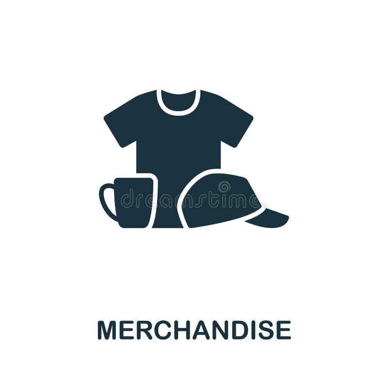 Merchandise Icon. Monochrome Simple Line Retail Icon for Templates, Web ...
