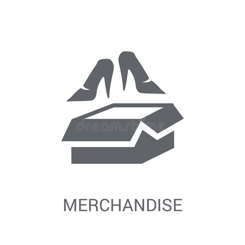 Merchandise Icon in Trendy Design Style. Merchandise Icon Isolated on ...