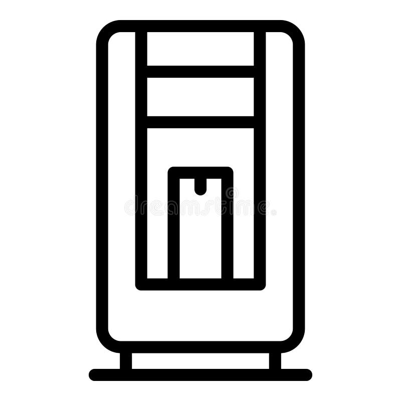 Outline Merchandise Vector Icon. Isolated Black Simple Line Element ...