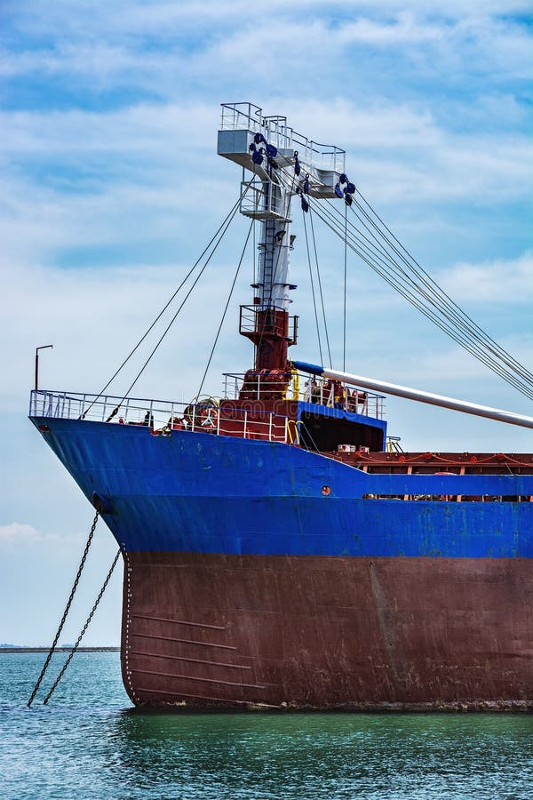 Merchant container ship stock photo. Image of commercial - 93566064