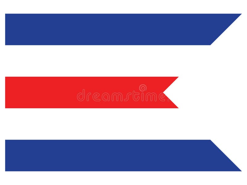 Merchant Flag of Allied-occupied Germany the C-Pennant Stock Vector ...