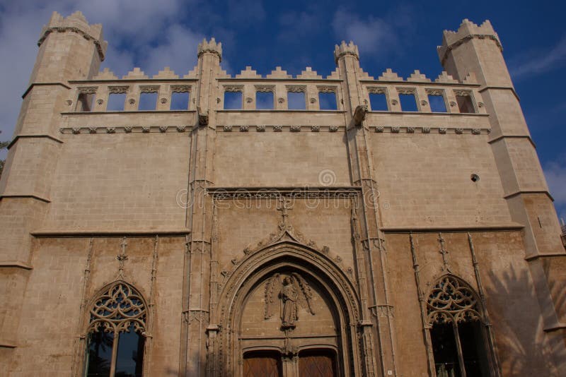 The Merchant Guild of Mallorca Stock Image - Image of strolling ...