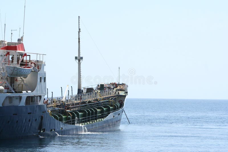 Merchant ship stock image. Image of coat, logistics, ballast - 11169259