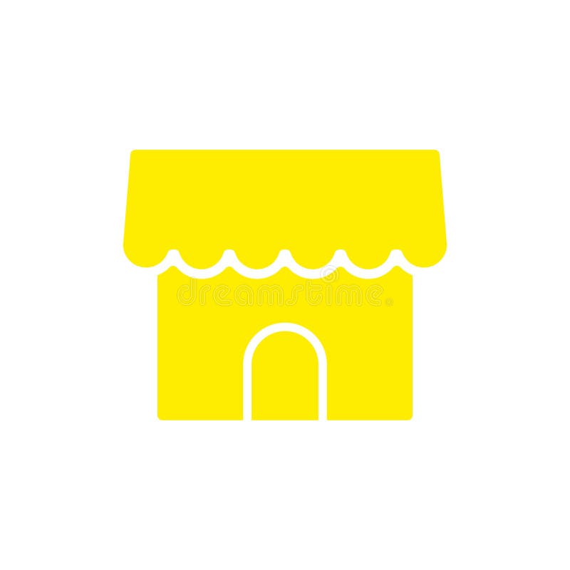 Merchant Store, Vector Icon Illustration in Line Outline Style. Eps 10 ...