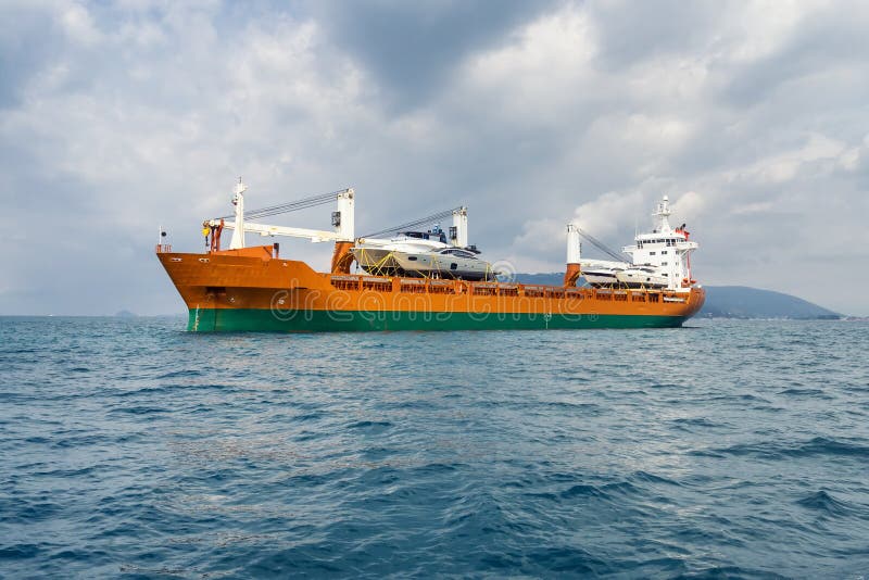 Merchant vessel stock photo. Image of transport, freight - 43832854