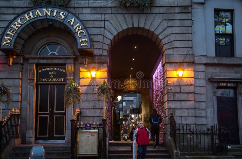 Merchants Arch Entrance To Temple Bar, Dublin, Ireland by Ha`penny ...