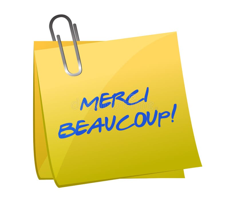 Le Beaucoup De Merci Vous Remercient Infiniment Dans La Carte De Voeux ...