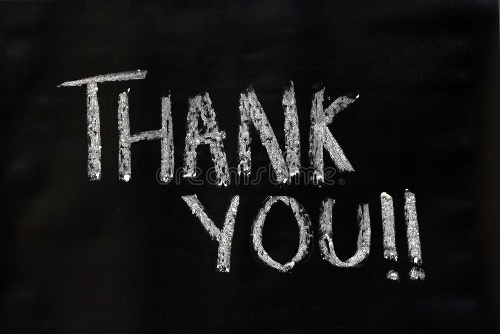 Merci Exprimer Sur Le Conseil Noir Image stock - Image du différent ...