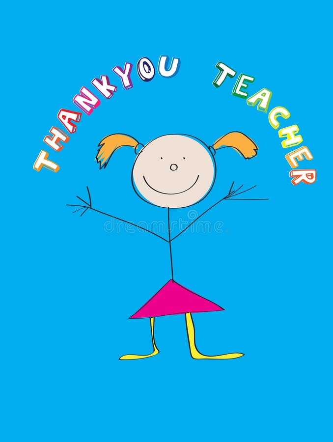 Merci professeur illustration de vecteur. Illustration du pente - 10474114