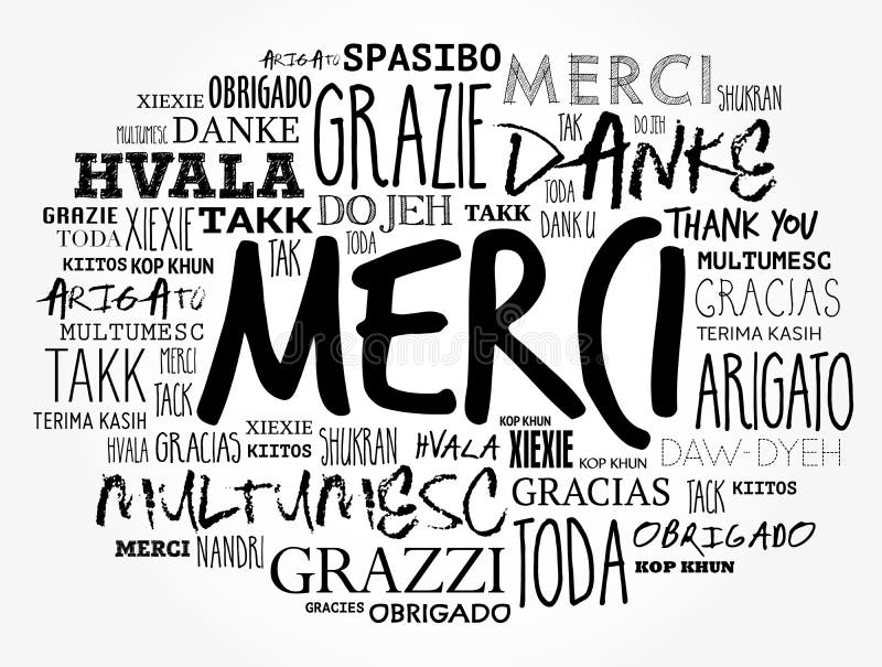 Merci Word Cloud Stock Illustrations – 252 Merci Word Cloud Stock ...