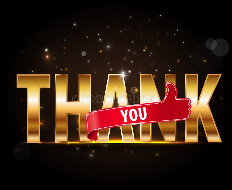 Merci Signer Montrer Des Mercis Et La Reconnaissance Illustration Stock ...