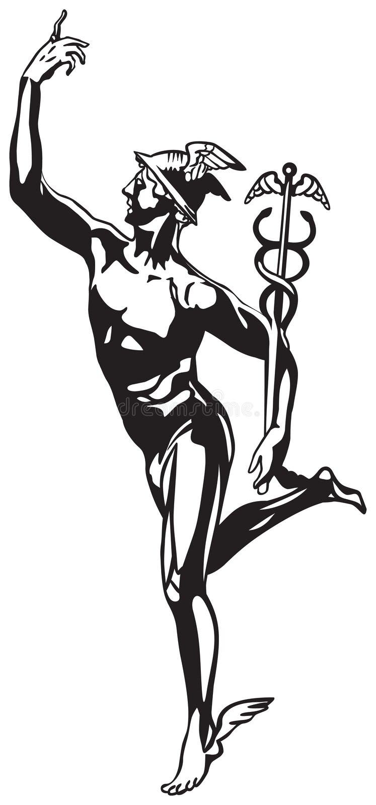 Mercury God Stock Illustrations – 1,052 Mercury God Stock Illustrations ...