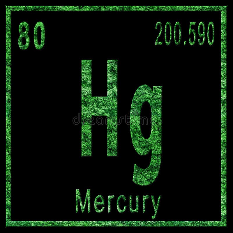 Mercury chemical element stock vector. Illustration of mendeleev - 83098020