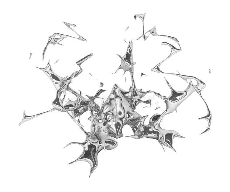 Mercury Force Splash stock illustration. Illustration of black - 12055980