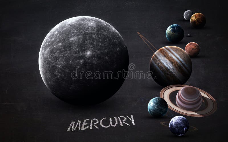 Mercury - High Resolution Infographic Presents One Stock Image - Image ...