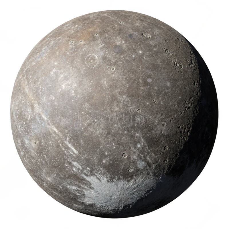 Mercury Planet or Foreign Planet Isolated on Transparent Background ...