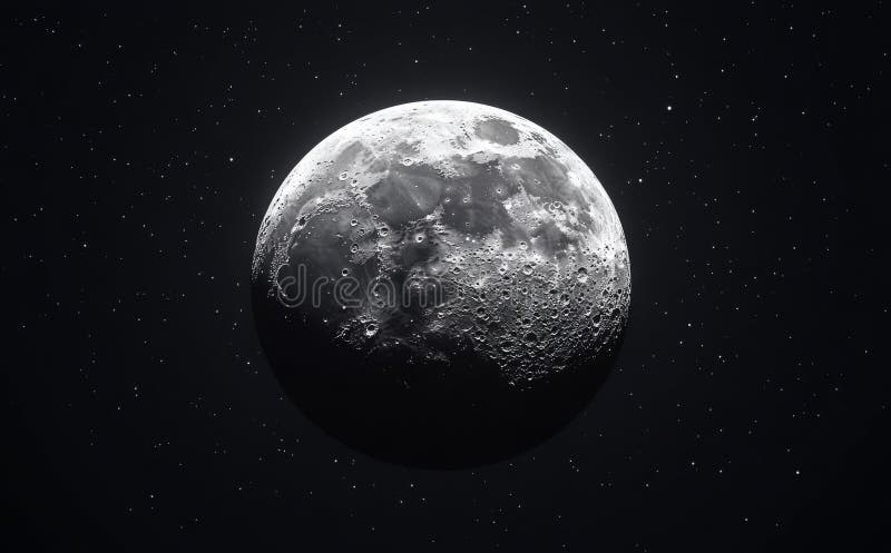 The Mercury Planet in the Solar System in a 3D Illustration. High ...