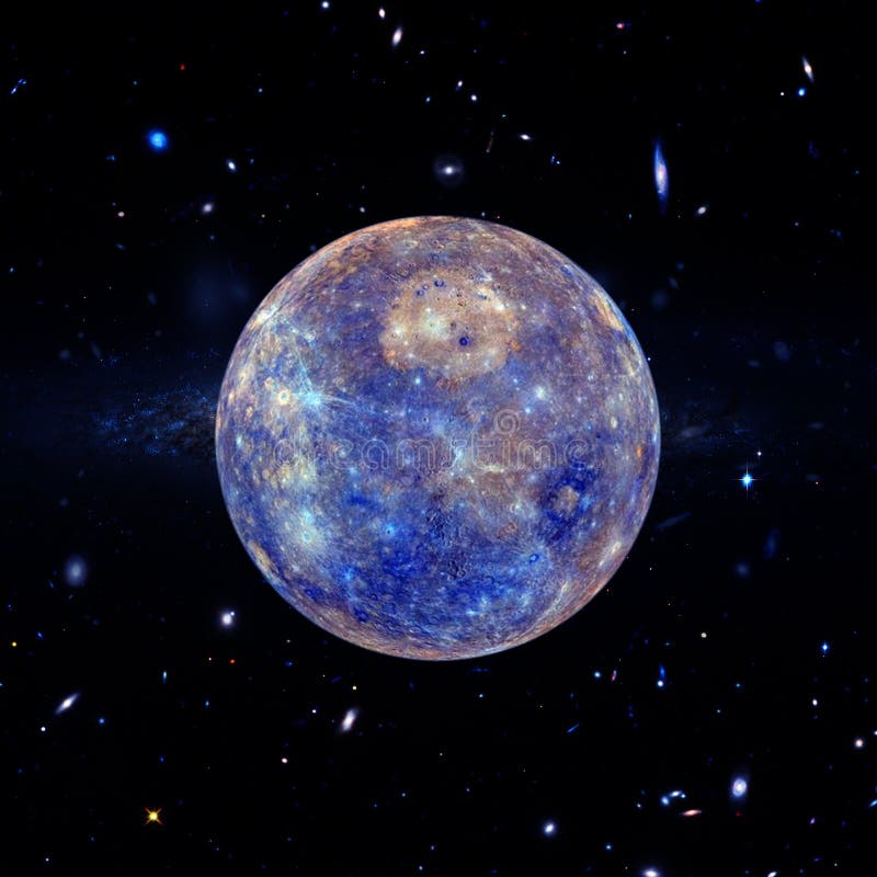 Mercury. Planet of the Solar System Stock Photo - Image of mercury ...
