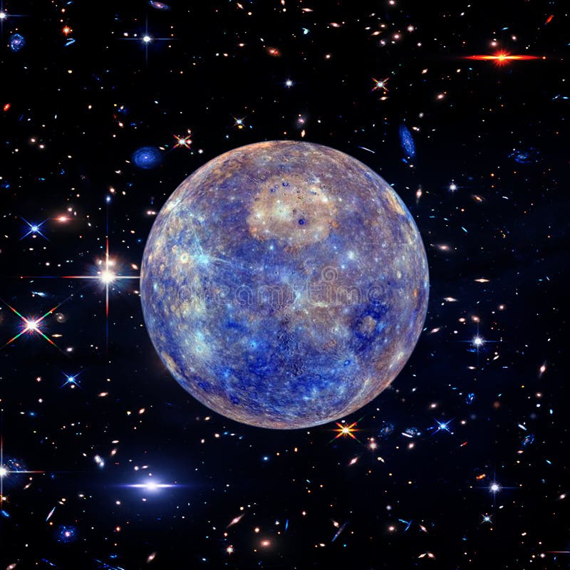 Mercury. Planet of the Solar System Stock Photo - Image of mercury ...