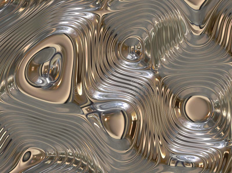 Mercury Ripple Flow Background Stock Illustration - Illustration of ...
