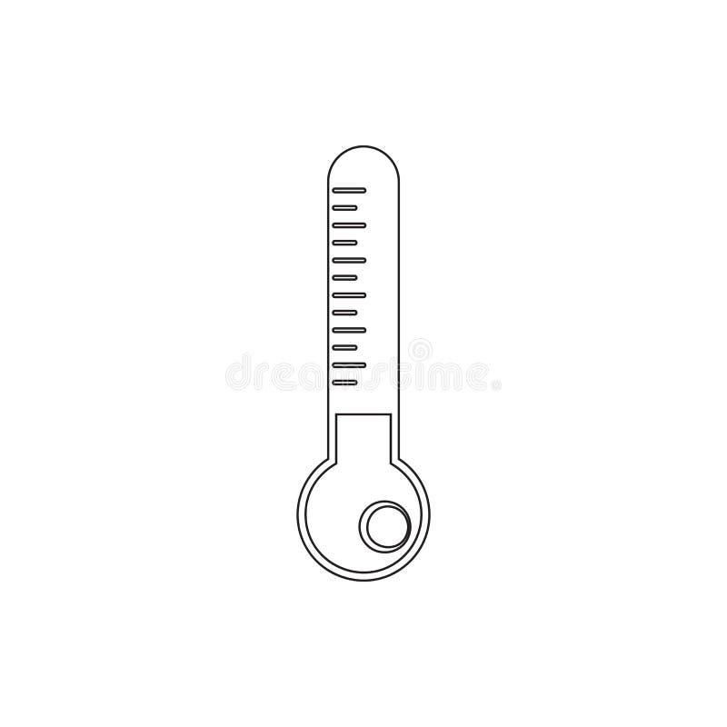Mercury Thermometer Icon. Element of Measuring Elements for Mobile ...
