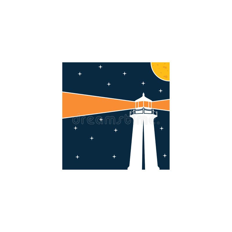 Set of Mercusuar Logo Design Vector Illustration, Creative Mercusuar ...