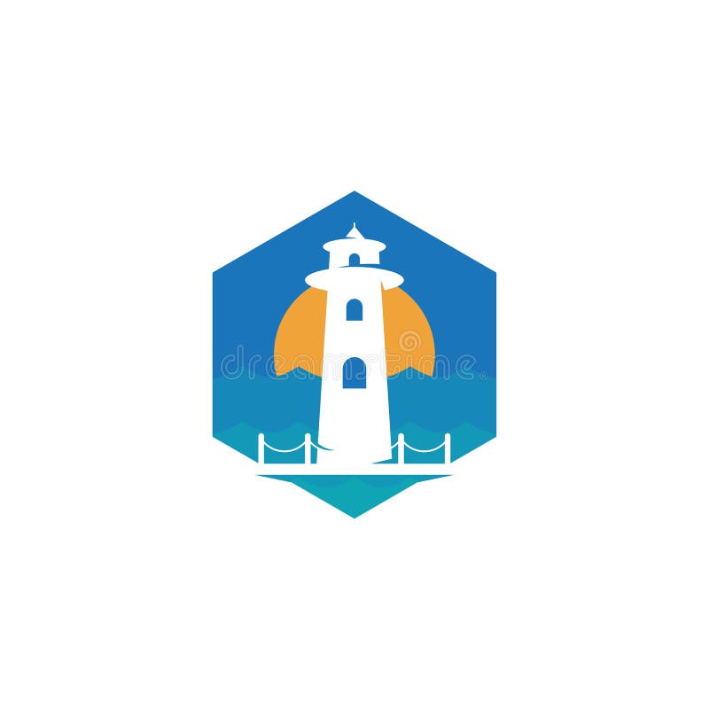 Mercusuar Logo Design Vector Illustration, Creative Mercusuar Logo ...