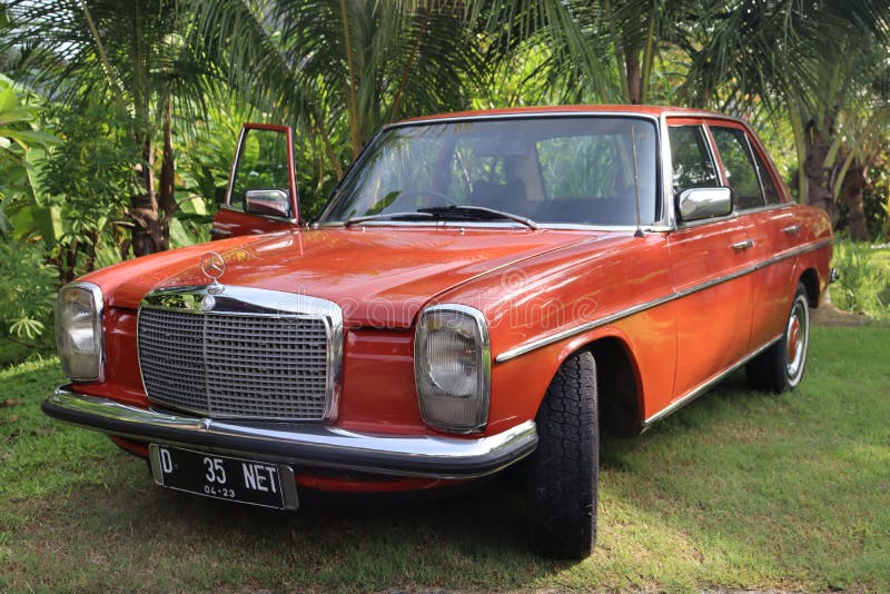 Mercy Car Classic in Grass Bali Editorial Stock Image - Image of ...