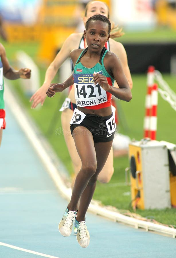 Mercy Chebwogen of Kenya editorial stock photo. Image of fast - 26483243
