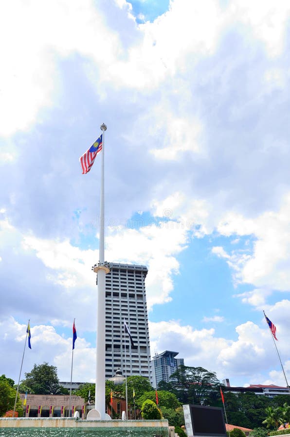 Dataran Merdeka Kuala Lumpur Skyline Aerial View Redaktionelles Bild ...