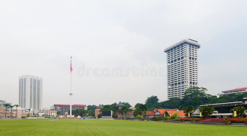 Merdeka Square (Independence Square) in Kuala Lumpur Stock Image ...