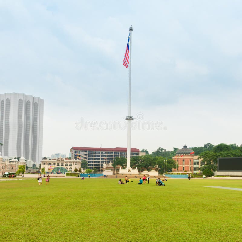 Merdeka Square in Kuala Lumpur Editorial Photo - Image of center ...