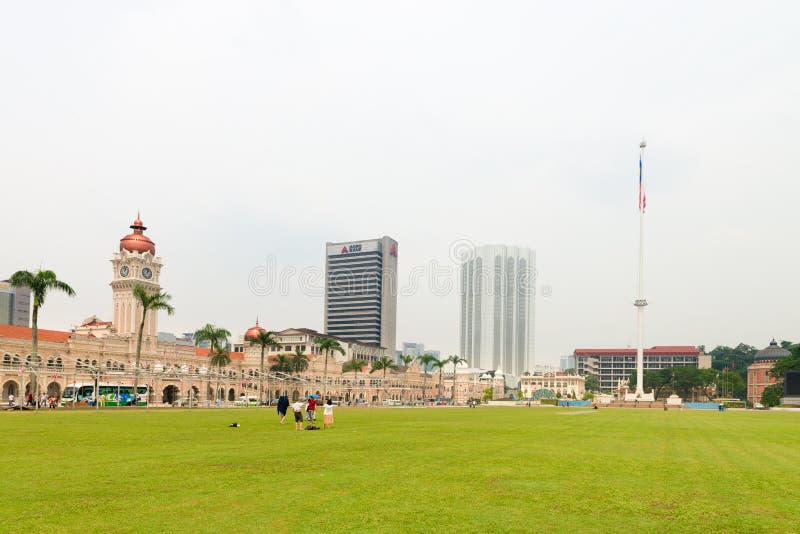 Merdeka Square in Kuala Lumpur Editorial Stock Image - Image of ...