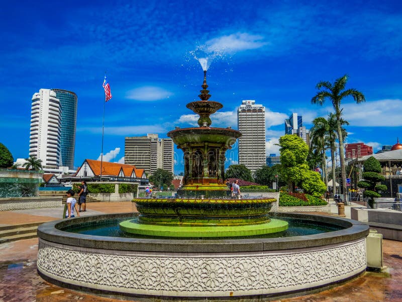 Monument In Independence Square In Kuala Lumpur Stock Photo - Image of ...