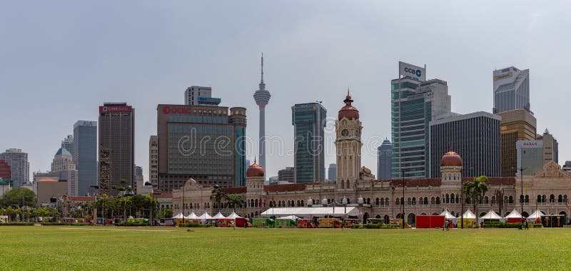 Merdeka Square stock photo. Image of city, menara, sultan - 329657274