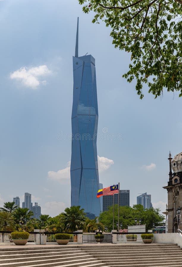 Merdeka 118 Tower editorial stock image. Image of palm - 330154744