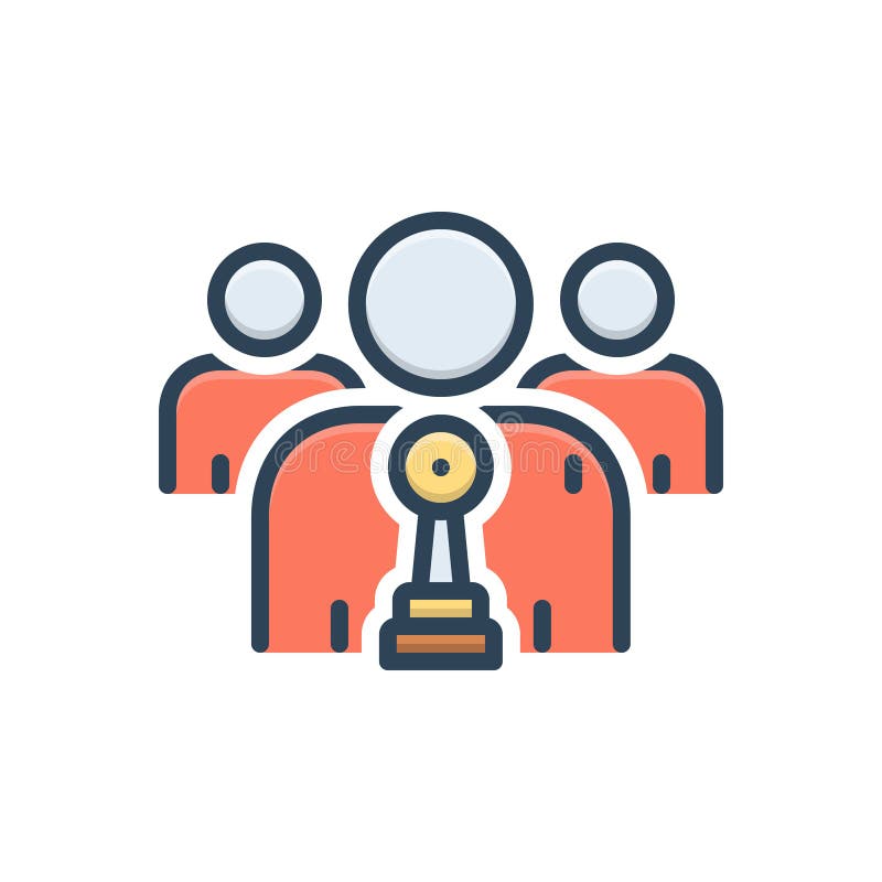 Color Illustration Icon for Merely, Solely and Exclusively Stock ...