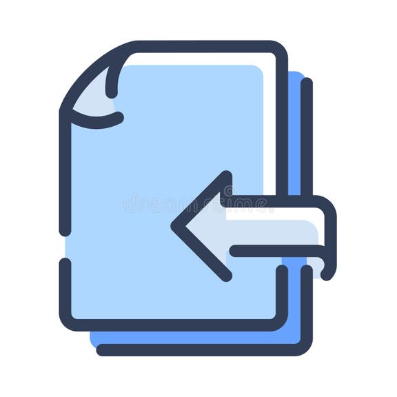 Merge Document File Paper Page Merging Single Isolated Icon with Dash ...