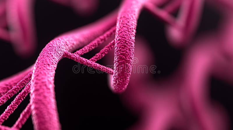 Merging DNA Sequences in Wearable Technology Stock Illustration ...