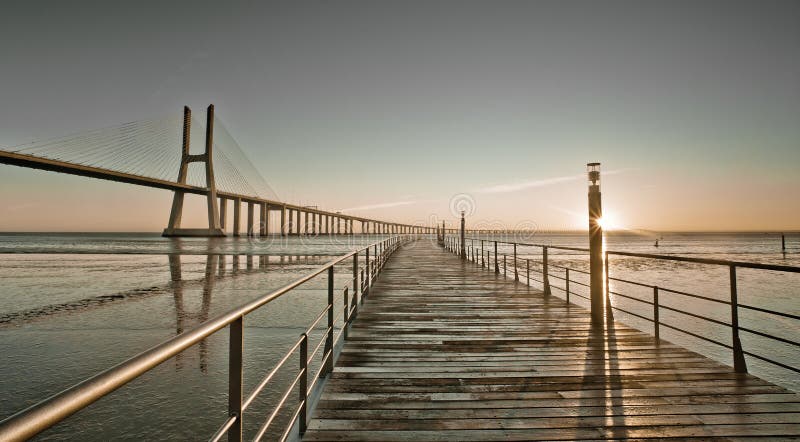 Merging paths stock photo. Image of expo, highway, river - 22418796