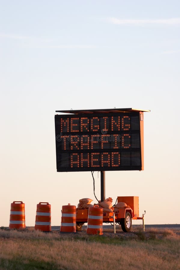 Merging Traffic stock photo. Image of light, road, repair - 458048