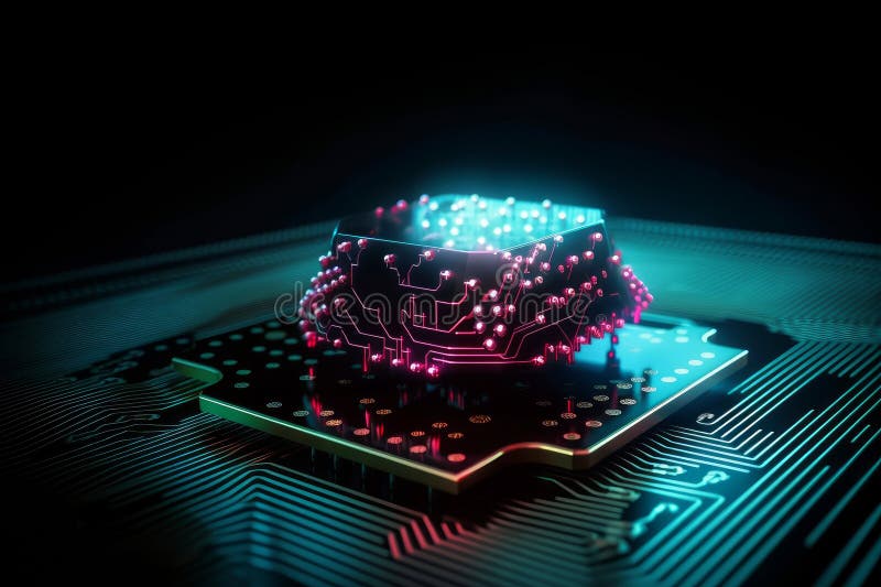 Merging Worlds: Neon Cloud & Microchip Integration in IoT Stock ... Merging Worlds: Neon Cloud & Microchip Integration in IoT Stock ...