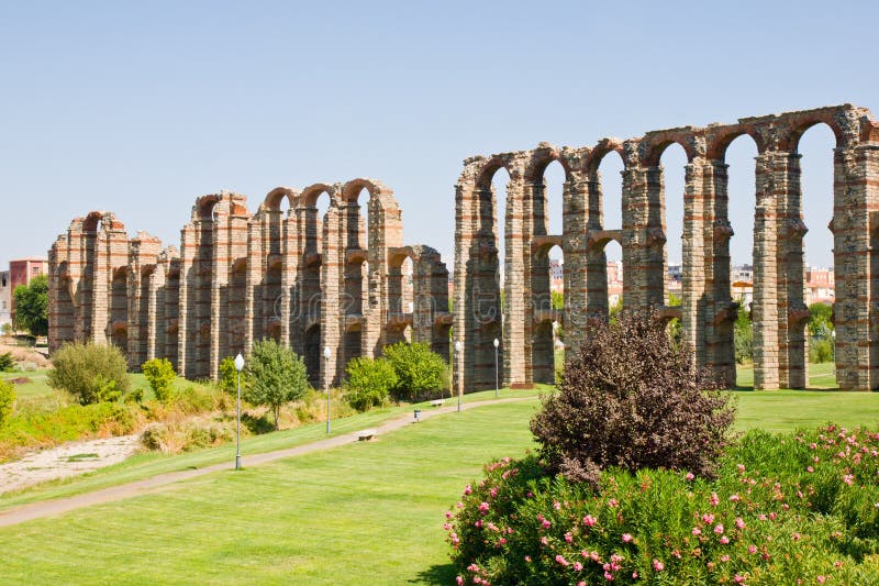 Merida, Badajoz, Estremadura, Spagna Fotografia Stock - Immagine di ...